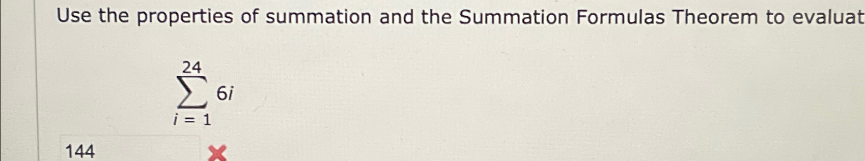 Solved Use The Properties Of Summation And The Summation
