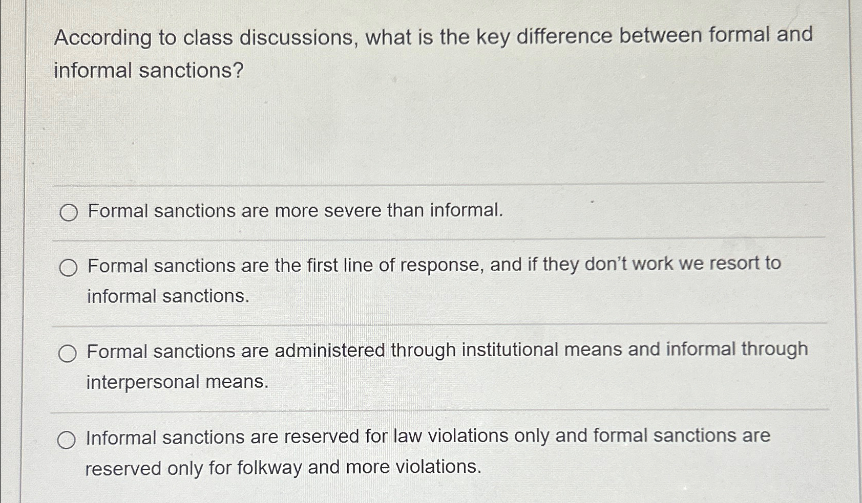 Solved According to class discussions, what is the key | Chegg.com