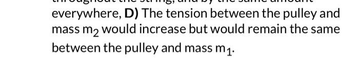 Solved 3. Two objects of unequal mass (mass M2 is greater | Chegg.com