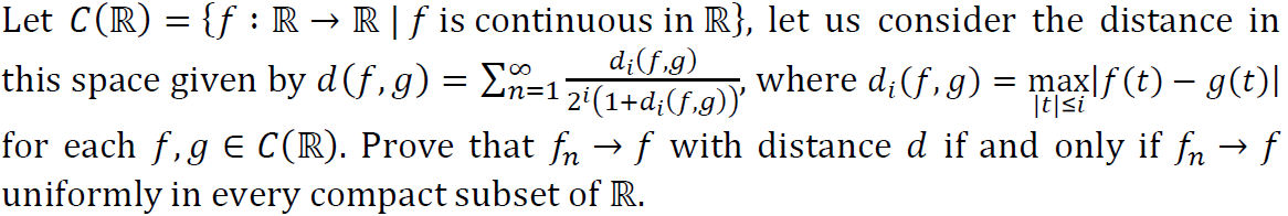 Solved Let is continuous in R, ﻿let us consider the | Chegg.com
