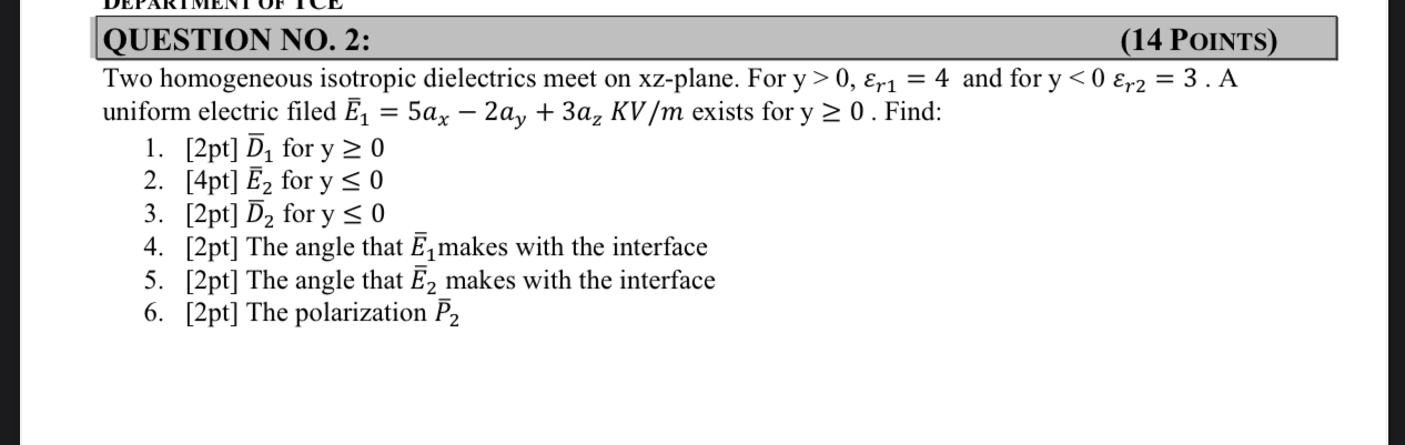 Solved QUESTION NO. 2:(14 ﻿POINTS)Two homogeneous isotropic | Chegg.com