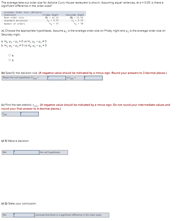 Solved (e-1) ﻿Use Excel to find the p-volue. (Round your | Chegg.com