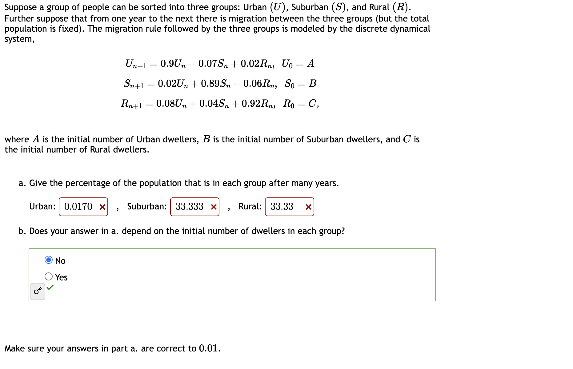 Solved Suppose a group of people can be sorted into three | Chegg.com