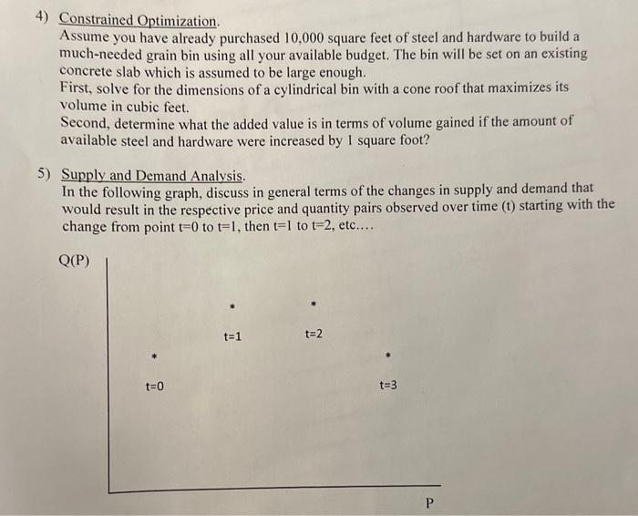 Solved 1) Calculating a Purely Competitive Market | Chegg.com