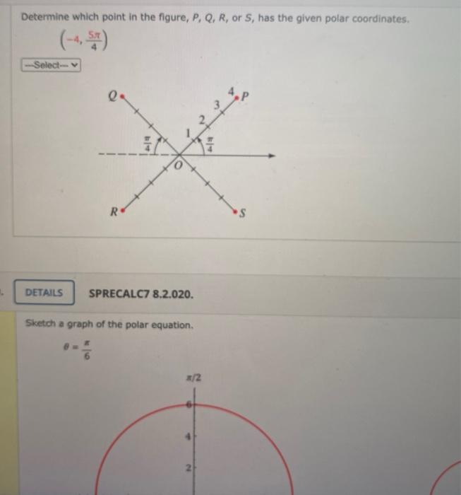 Solved Determine which point in the figure, P, Q, R, or S, | Chegg.com