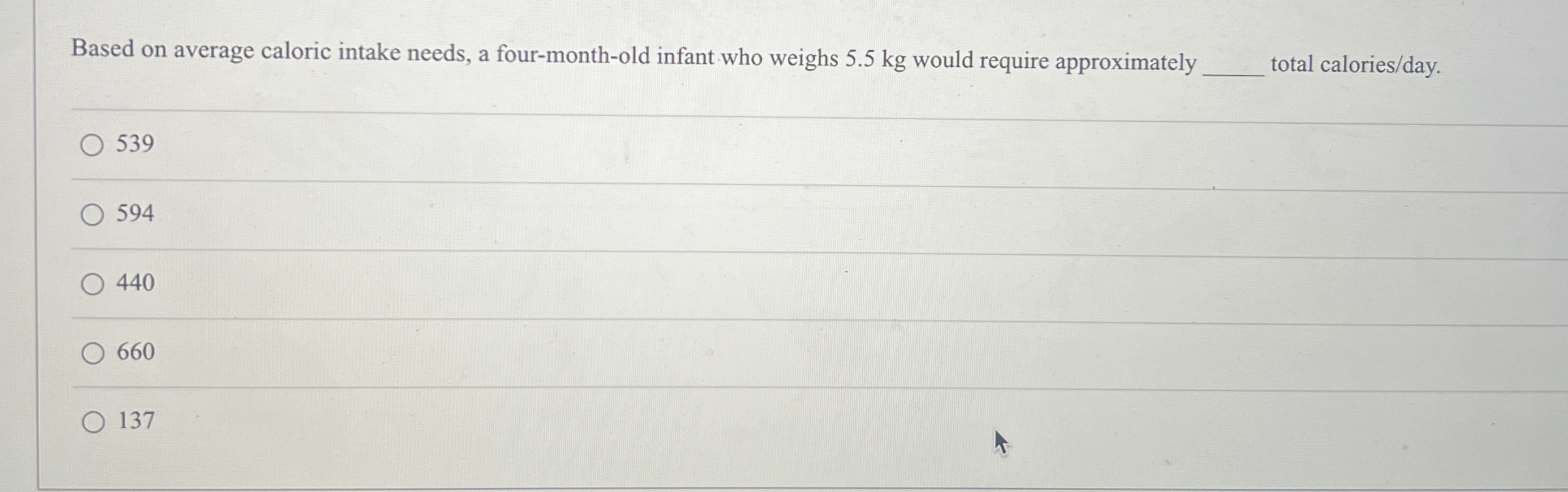Solved Based on average caloric intake needs, a | Chegg.com