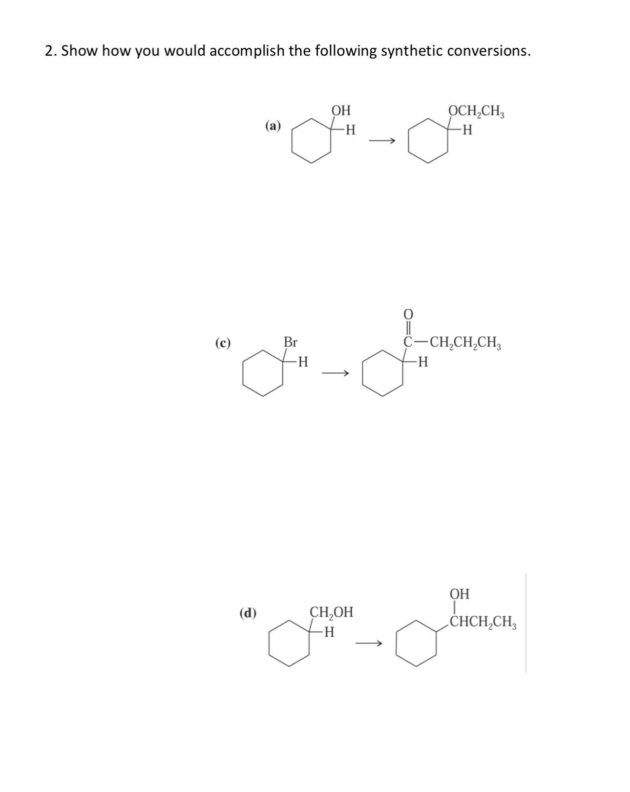 Solved Draw answers please. Show how you would accomplish | Chegg.com