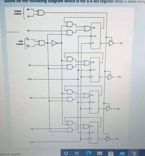 Solved Based on the following diagram which is for a 4-bit | Chegg.com