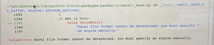 Solved Traceback (most recent call last) ValueError | Chegg.com