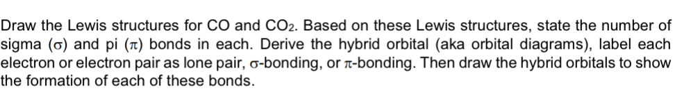 Solved Draw the Lewis structures for CO and CO2. ﻿Based on | Chegg.com