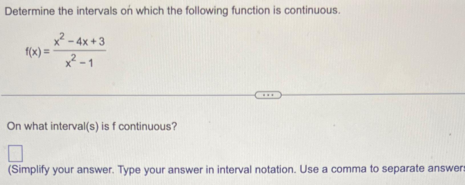 Solved Determine the intervals on which the following | Chegg.com