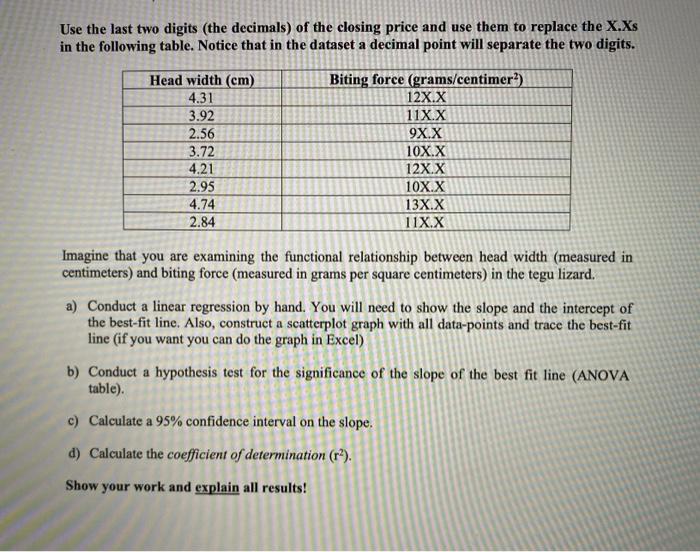 Solved I need help with this Biostatistics problem. The | Chegg.com