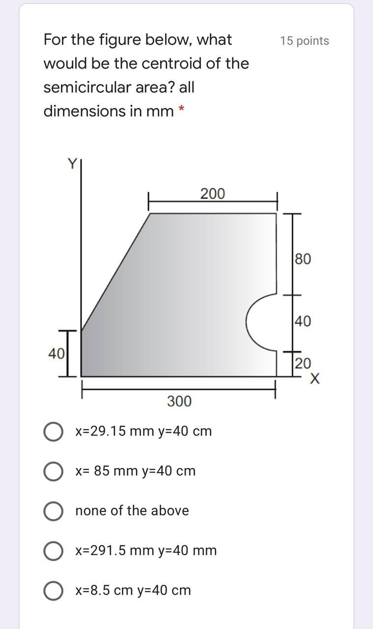 Solved 15 points For the figure below, what would be the | Chegg.com