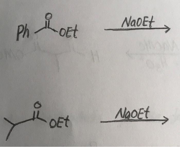 Solved Ph NOOEt NaOEt | Chegg.com