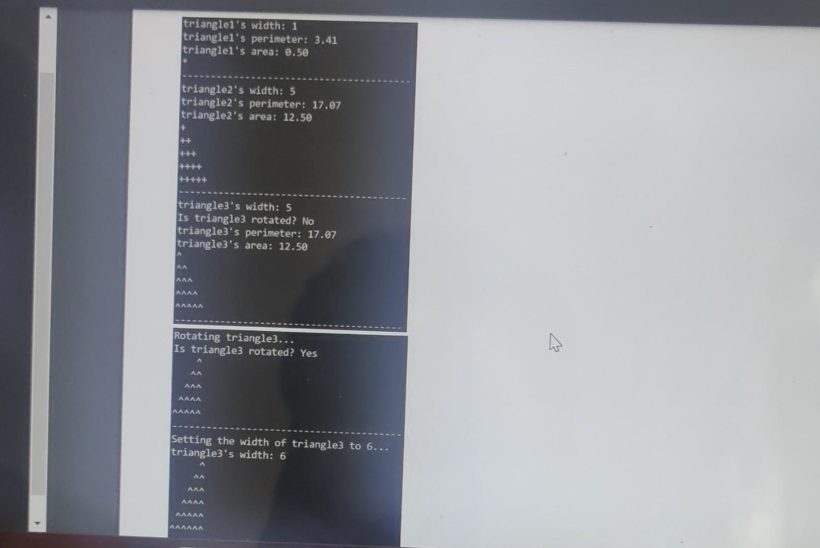 Solved Rules: - You are asked to implement Triangle.java as | Chegg.com