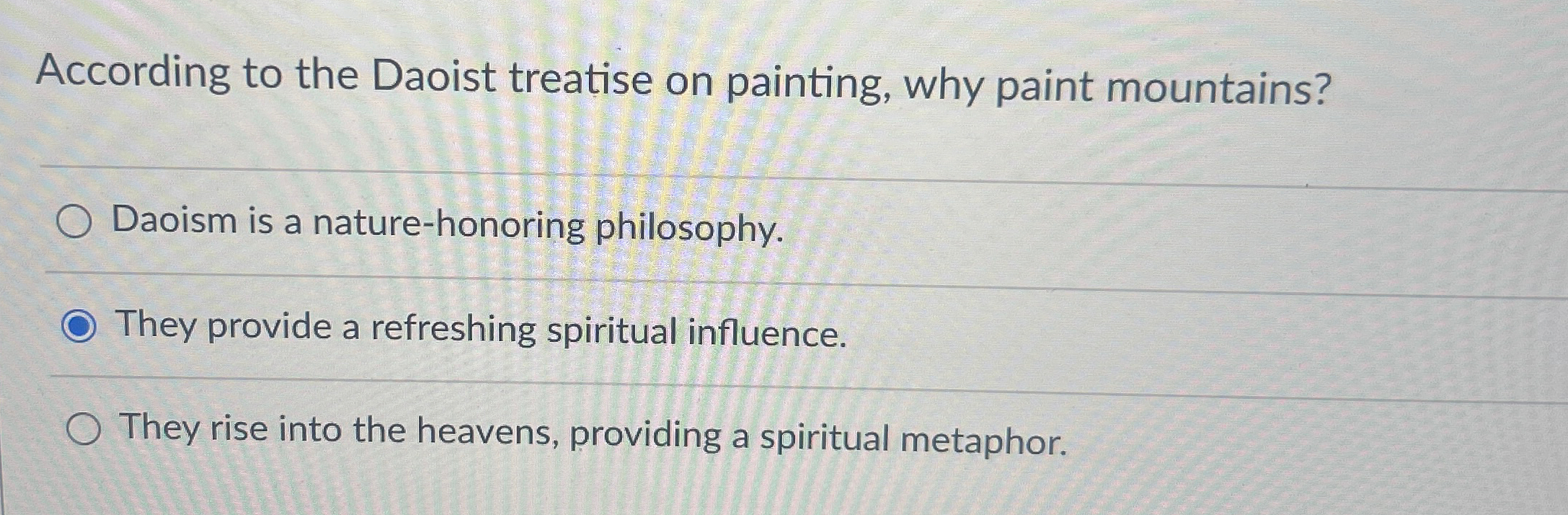 Solved According to the Daoist treatise on painting, why | Chegg.com