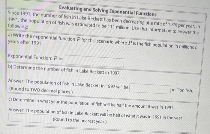 Solved Evaluating and Solving Exponential Functions Since | Chegg.com