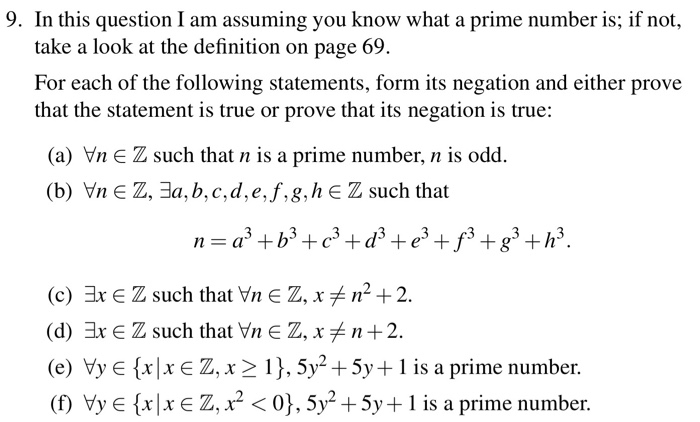 Solved 9. In this question I am assuming you know what a | Chegg.com