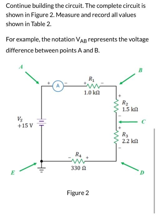 Solved Description Construct a circuit shown in Figure 1 in | Chegg.com