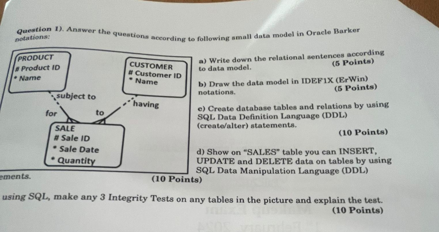 Solved Question 1). ﻿Answer the questions according to | Chegg.com