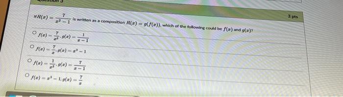 Solved IfR(x) =x2−17 is written as a composition | Chegg.com