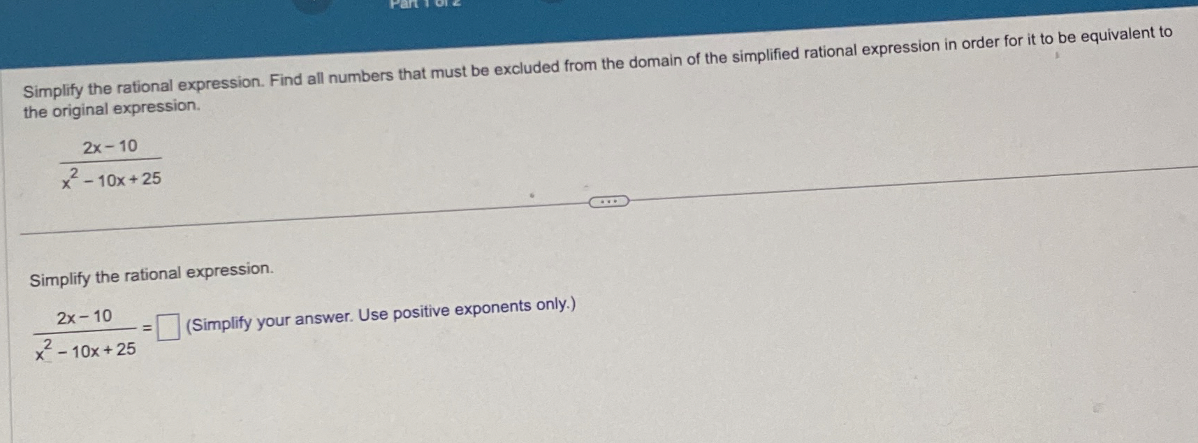 Solved Simplify the rational expression. Find all numbers | Chegg.com