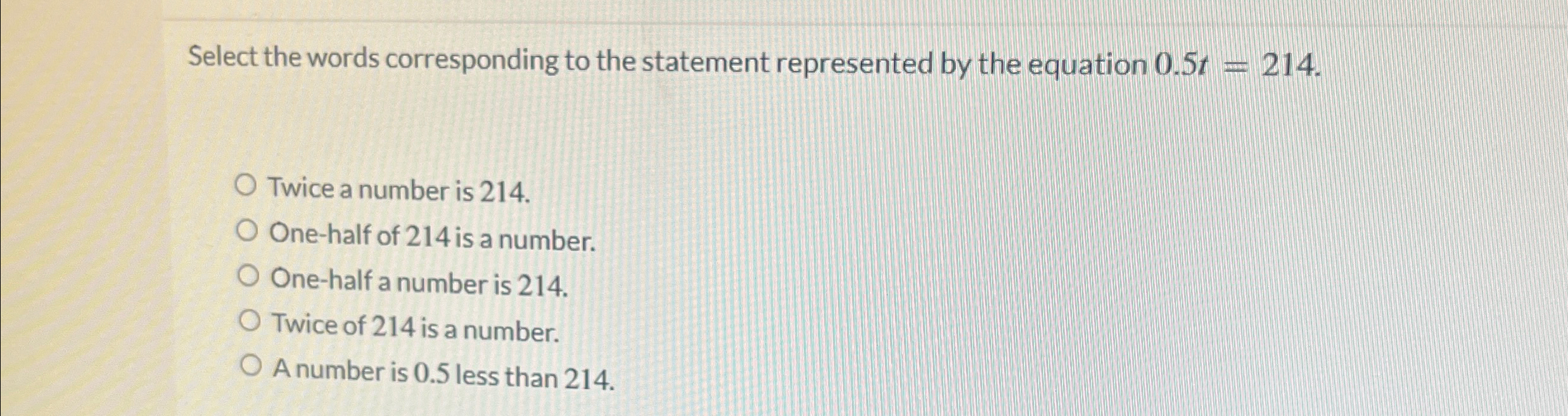 Solved Select the words corresponding to the statement | Chegg.com