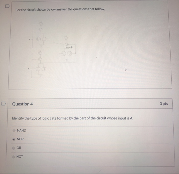 Solved For the circuit shown below answer the questions that | Chegg.com