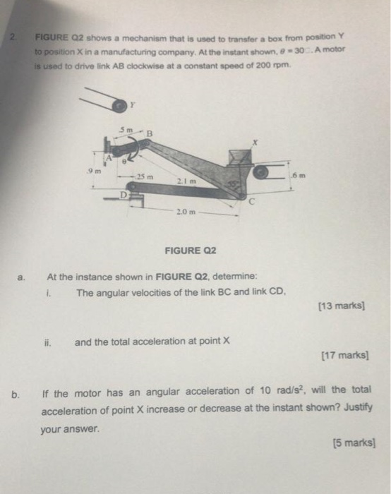 A package-moving device to move boxes onto the | Chegg.com