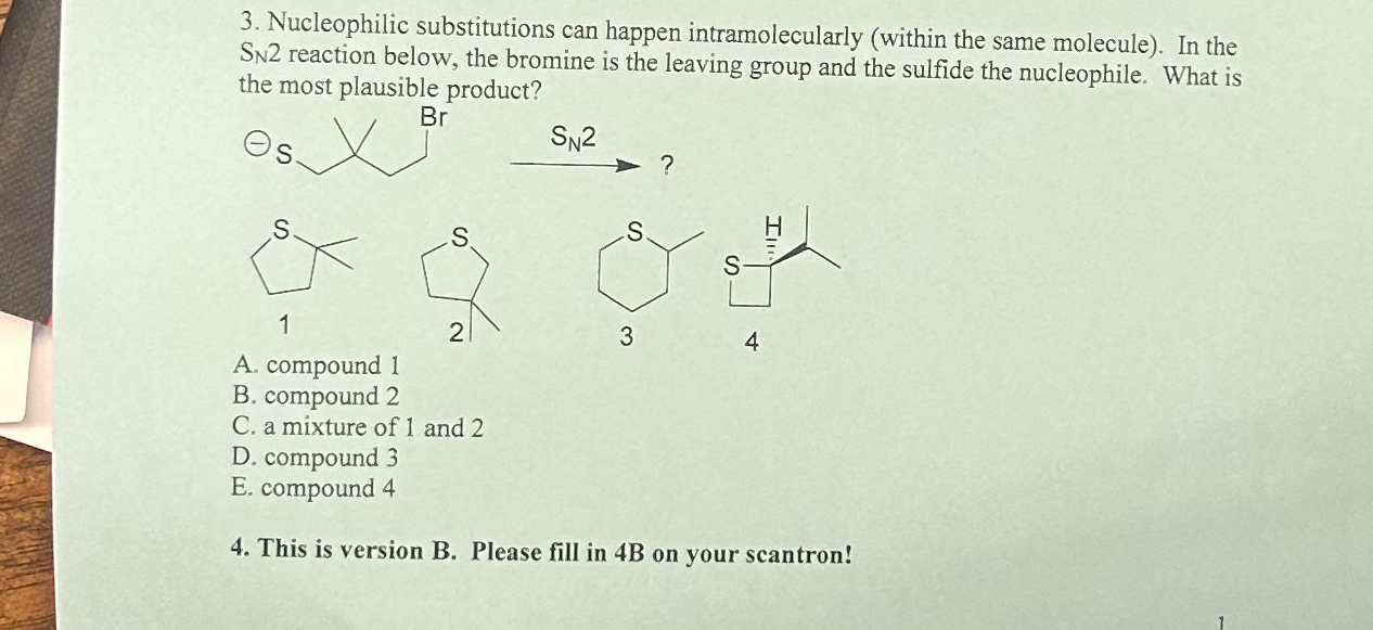 Solved Nucleophilic substitutions can happen | Chegg.com