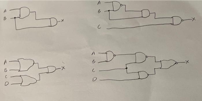 Solved truth table for each circuit | Chegg.com