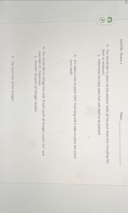 this is a grade 8 math project please do ALL parts | Chegg.com this is a grade 8 math project please do ALL parts | Chegg.com