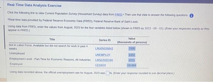 Solved K Real-Time Data Analysis Exercise Click the | Chegg.com
