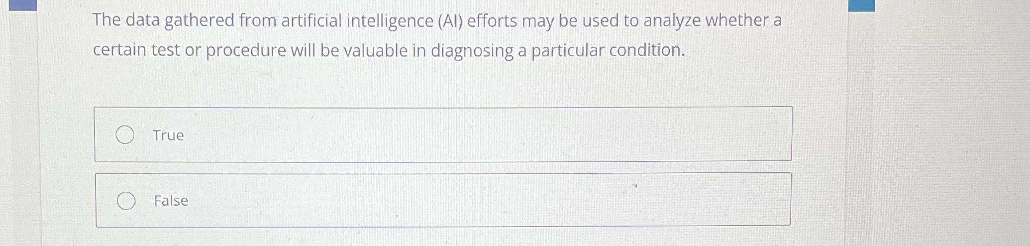Solved The data gathered from artificial intelligence (AI) | Chegg.com