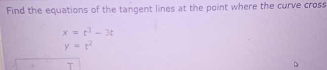 Solved Find the equations of the tangent lines at the point | Chegg.com