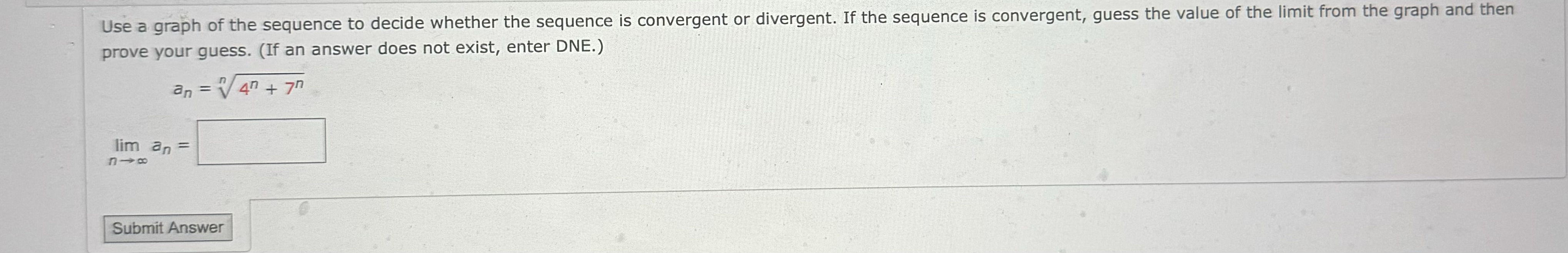 Solved Use a graph of the sequence to decide whether the | Chegg.com
