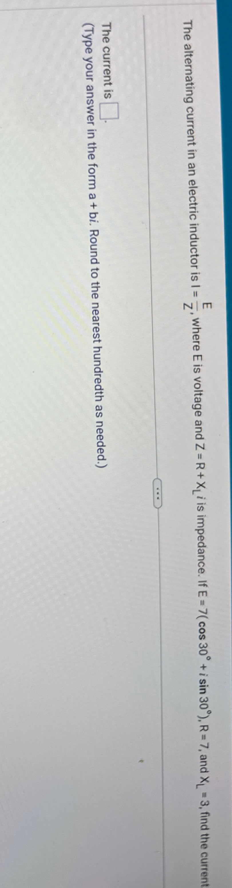 Solved The alternating current in an electric inductor is | Chegg.com