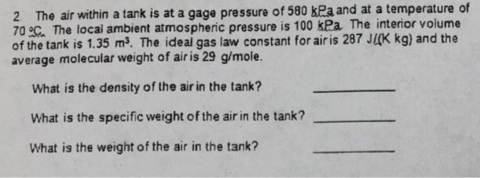 Solved specific weight of water at 4 = 9,810 N/m3, density | Chegg.com