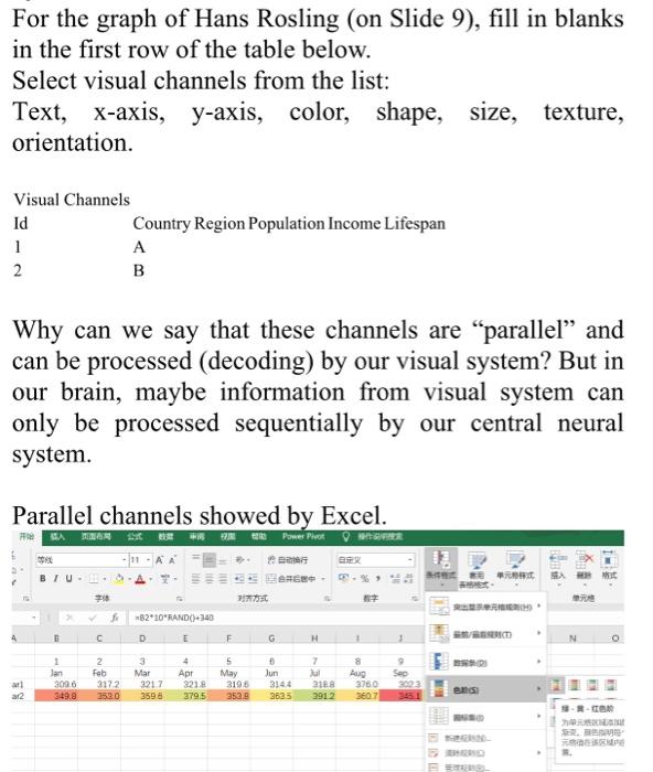 Solved For the graph of Hans Rosling (on Slide 9), fill in | Chegg.com