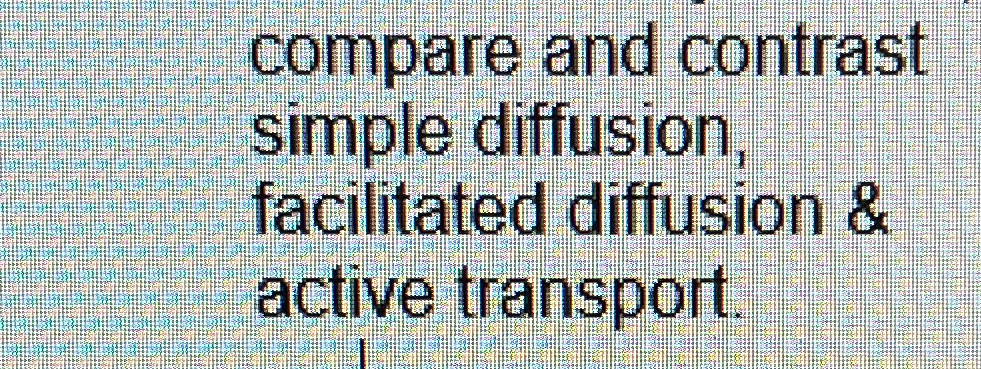 Solved compare and contrast simple diffusion, facilitated | Chegg.com