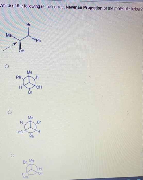 Solved Which of the following is the correct Newman | Chegg.com
