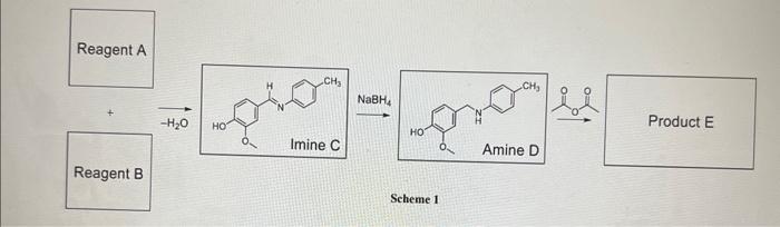 Solved deduce the possible reagent A and B and product E | Chegg.com