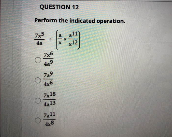 Solved QUESTION 1 Divide and simplify. 4p-4. 10p - 10 D | Chegg.com