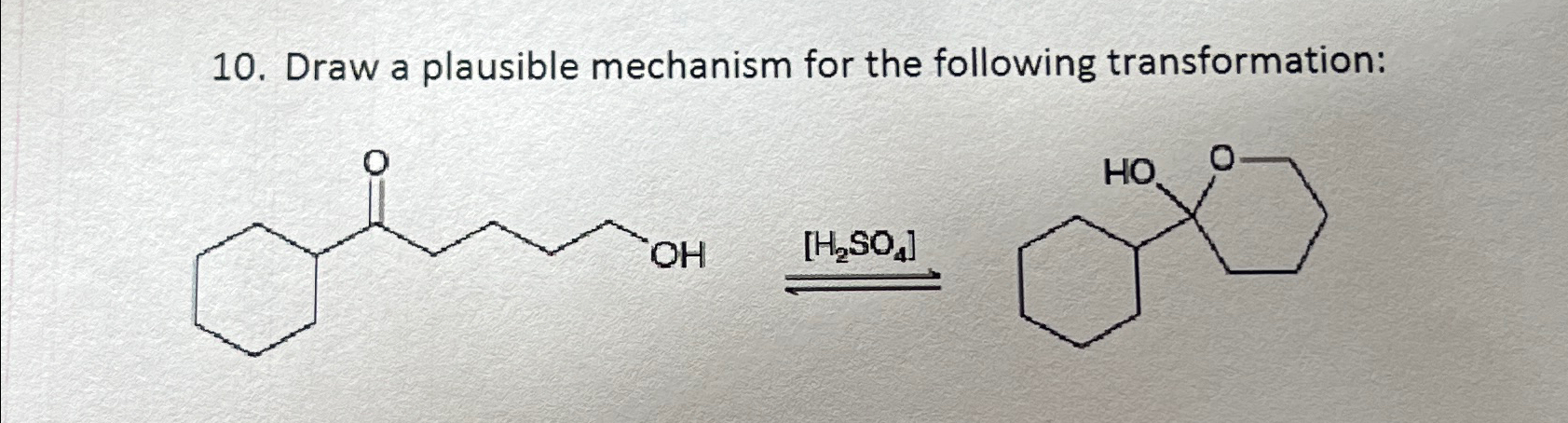 Solved Draw a plausible mechanism for the following | Chegg.com