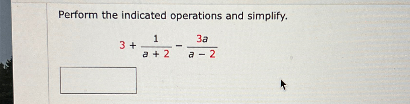 Solved Perform the indicated operations and | Chegg.com