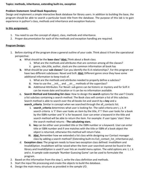 Solved Topics Methods Inheritance Extending Built Ins 5459