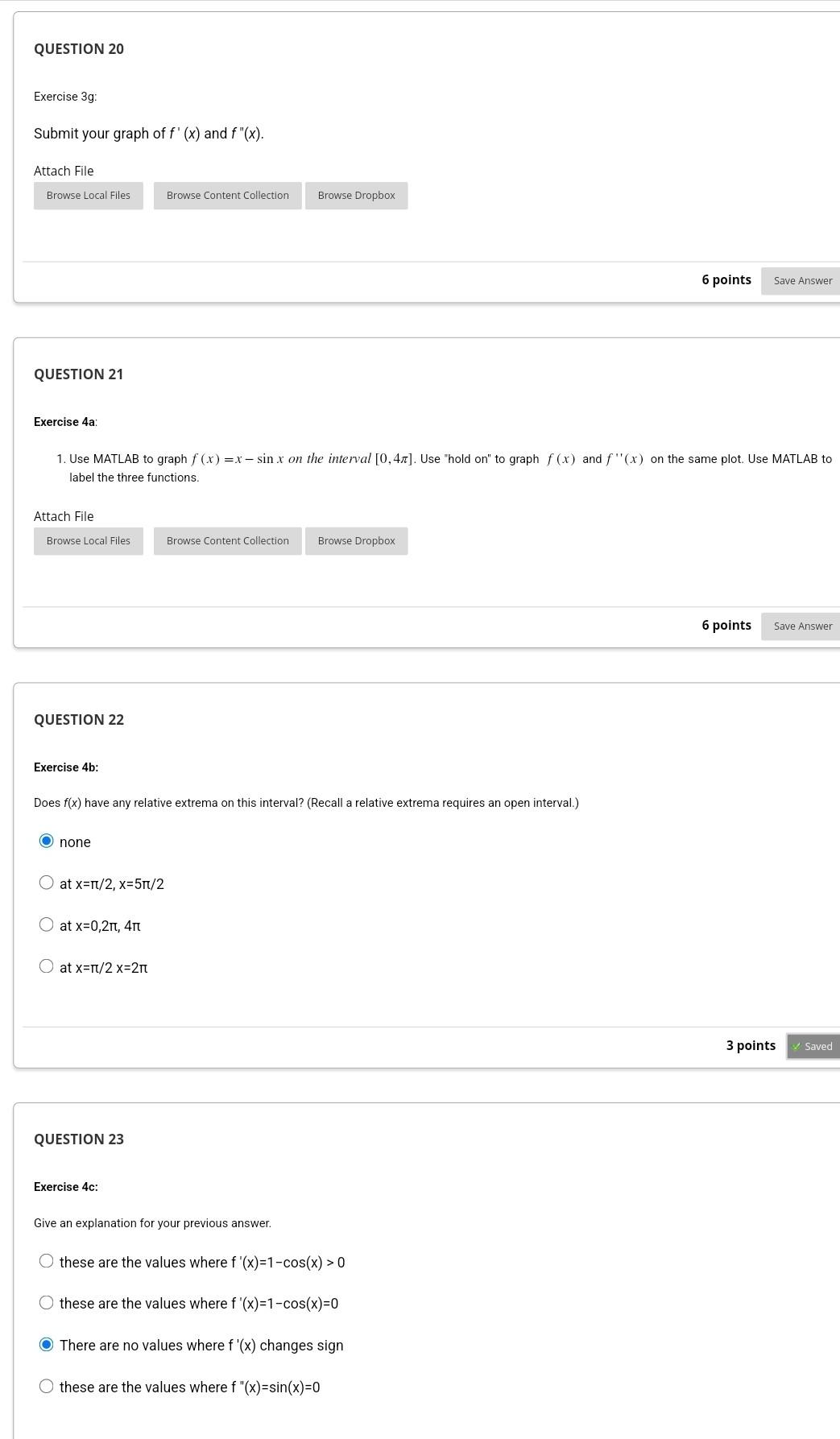Solved Matlab graphing- Please only help out with questions | Chegg.com