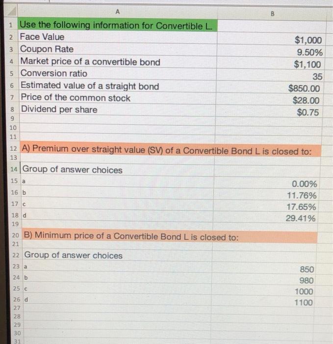 Solved А 35 1 Use the following information for Convertible | Chegg.com
