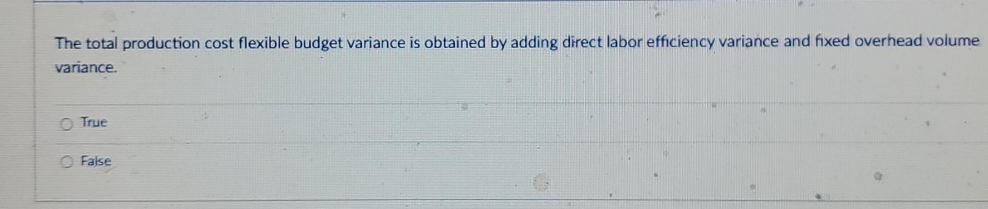 Solved The fixed overhead volume variance is a volume | Chegg.com