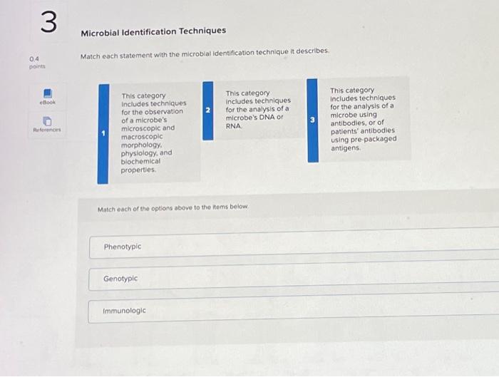 Solved 3 0.4 points eBook References Microbial | Chegg.com